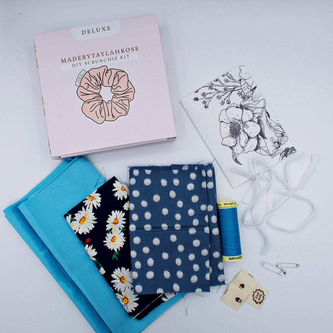 Deluxe DIY Scrunchie kits - makes 3 - sewing machine edition ...
