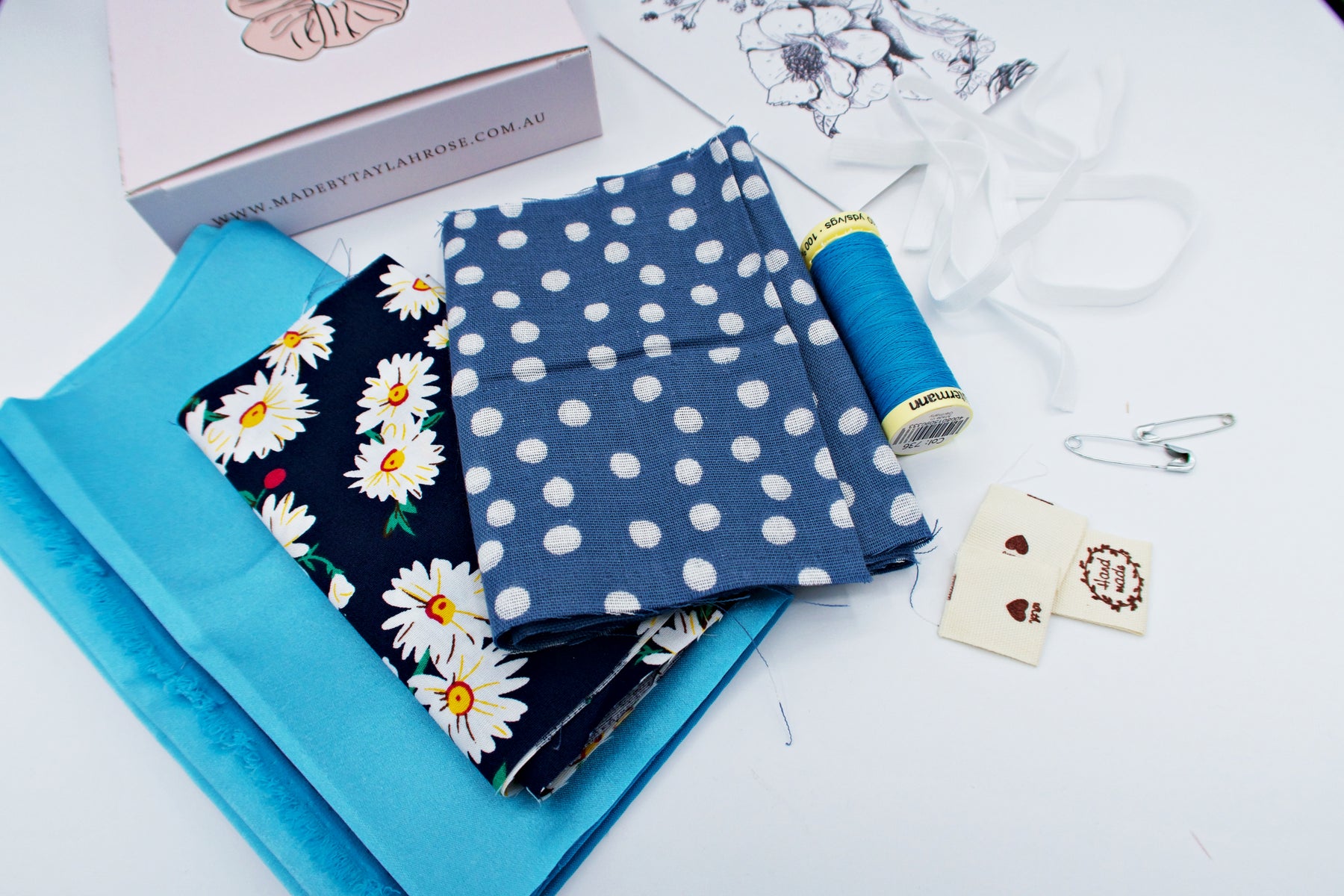 Deluxe DIY Scrunchie kits - makes 3 - sewing machine edition ...