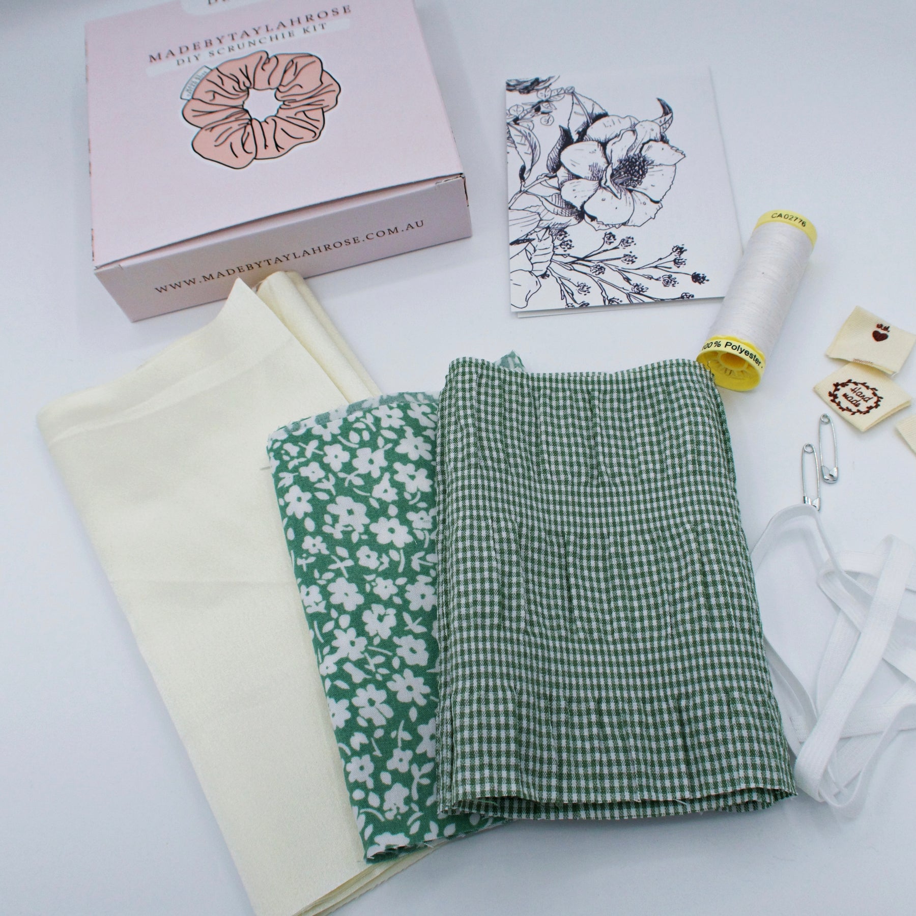 Deluxe DIY Scrunchie kits - makes 3 - sewing machine edition ...